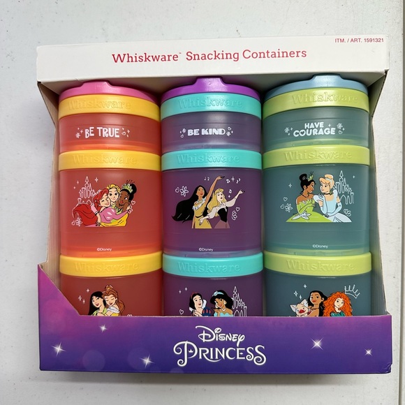 Disney | Kitchen | Whiskware Snacking Containers Disney Princess | Poshmark